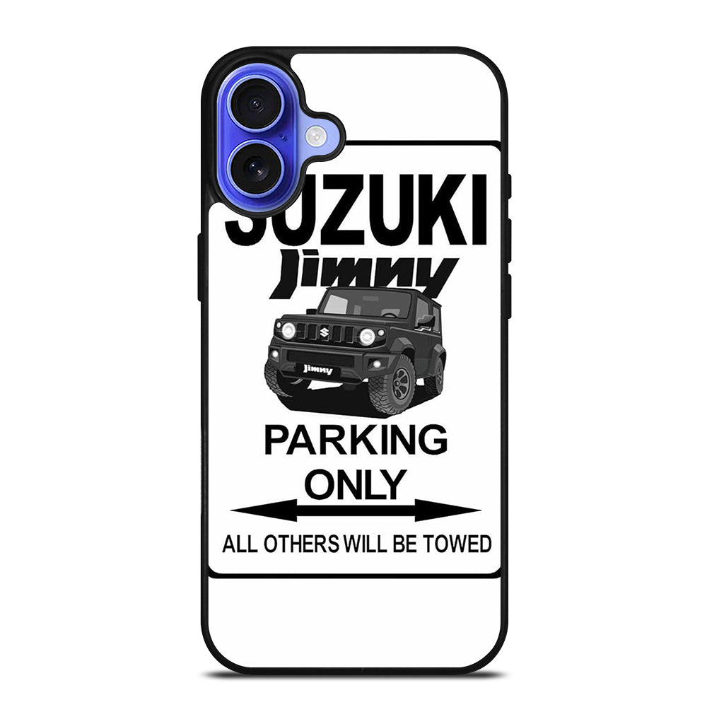 SUZUKI JIMNY SUV PARKING ONLY iPhone 16 Case Cover – caseartstore