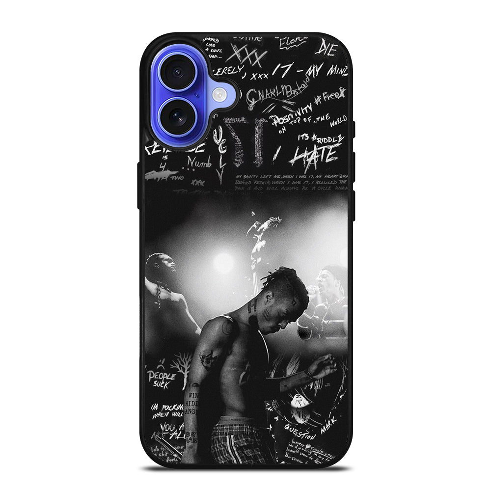 XXXTENTACION RAPPER LYRIC iPhone 16 Case Cover – caseartstore